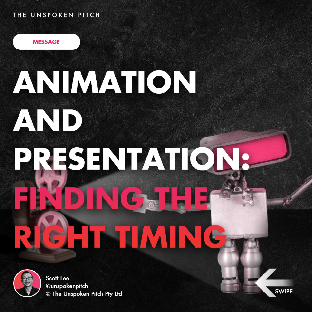 Animation and Presentation: Finding the Right Timing - The Unspoken Pitch