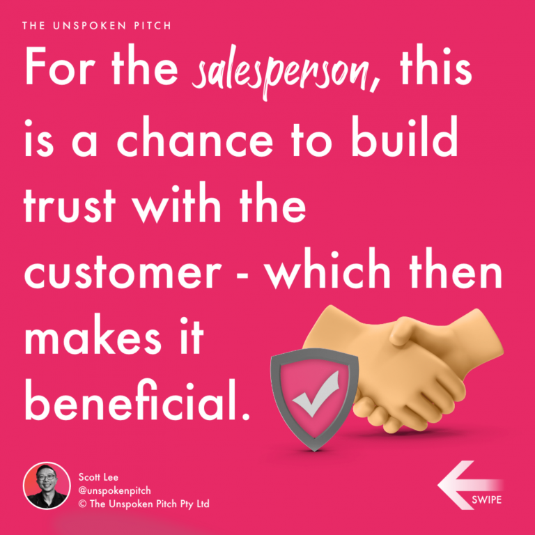 Maintaining Commitment and Consistency – Part 2 - The Unspoken Pitch