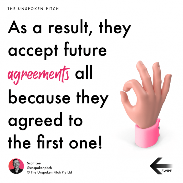 Maintaining Commitment and Consistency – Part 2 - The Unspoken Pitch