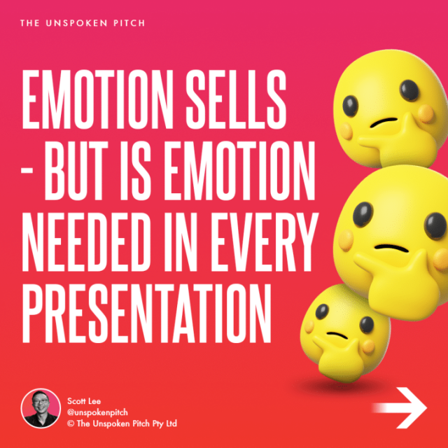 Emotion Sells - But is Emotion Needed in Every Presentation? - The ...